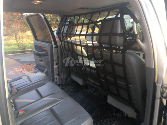 Dodge / RAM Trucks heavy-duty cargo netting – tagged "interior divider ...