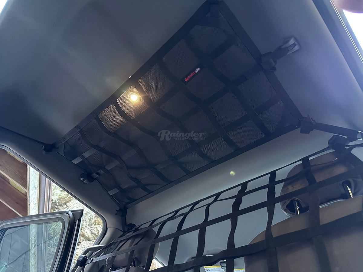 2015 - Newer Ford F150 / Raptor Crew Cab Ceiling Attic Net – Raingler