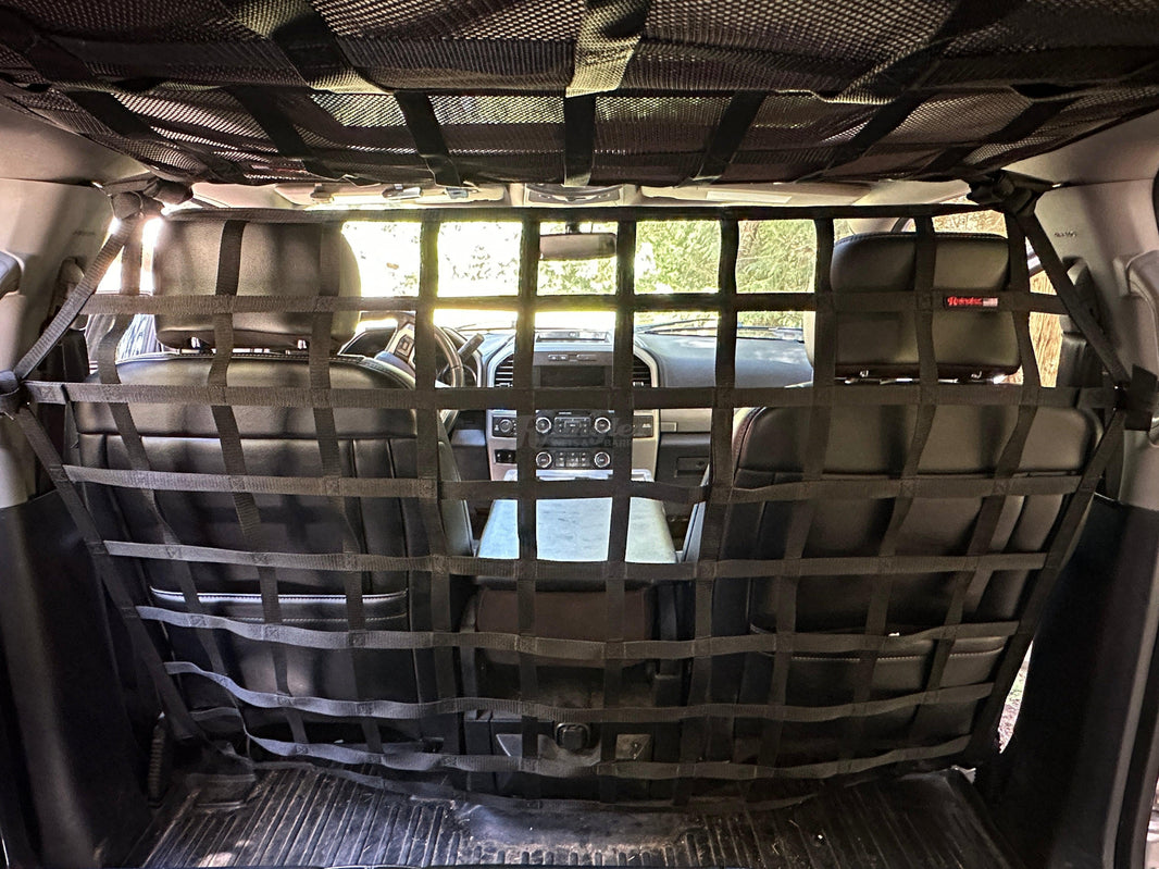 FORD F250 / F350 + VWR heavy-duty cargo nets – Raingler