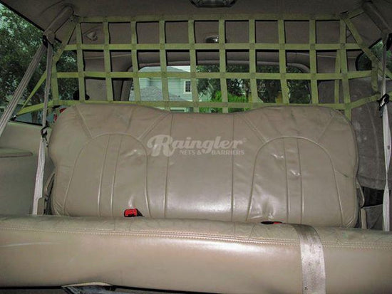 1999 - 2005 Ford Excursion Behind 3rd Row Rear Seat Barrier Divider Ne ...