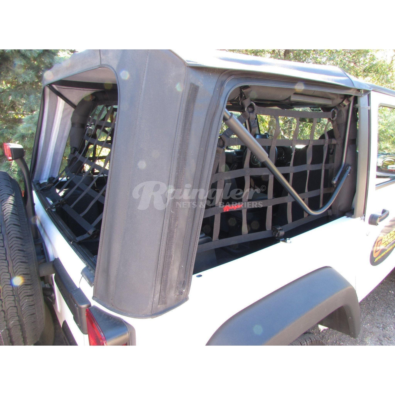 2007 - 2018 Jeep Wrangler JK 2 Door Side Window Nets – Raingler