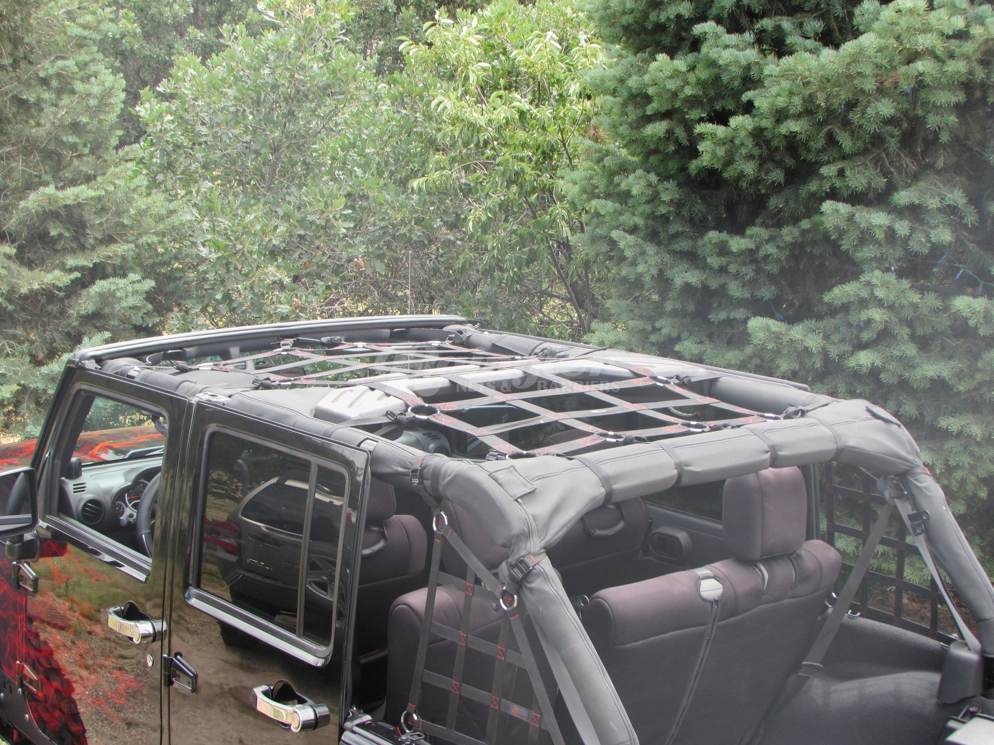 2007 - 2018 Jeep Wrangler JK/JKU 2" Roof Rack Net – Raingler