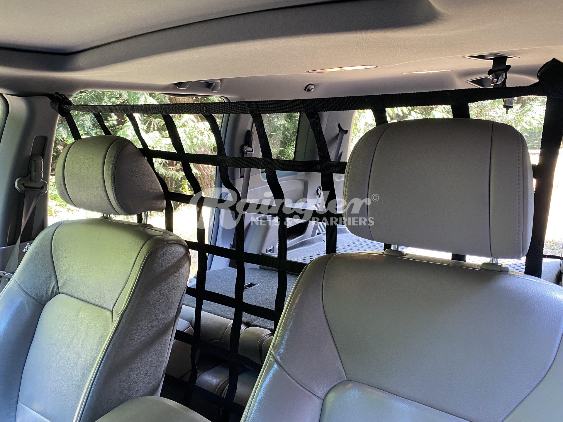 2009 - 2015 Honda Pilot Behind Front Seats Barrier Divider Net · Raingler