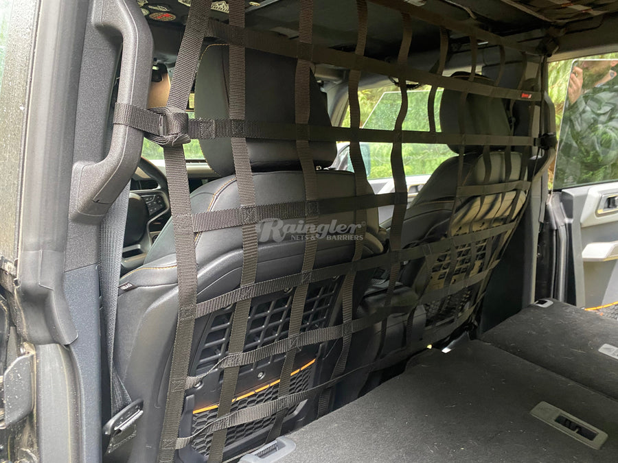 FORD BRONCO 4 DOOR heavy duty cargo netting · Raingler