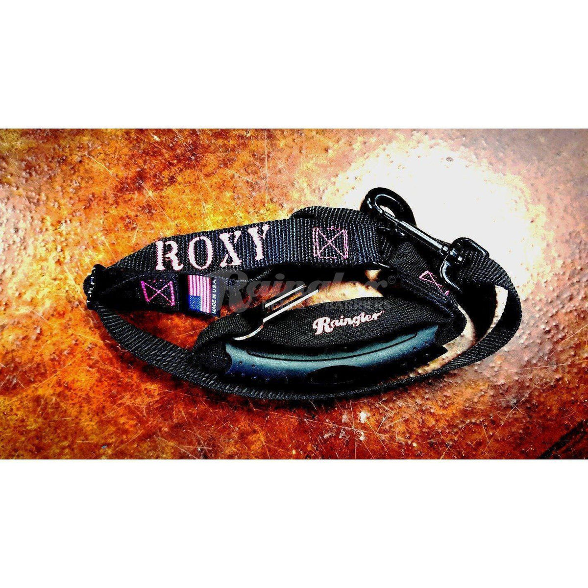 MIL-SPEC Dog Leash with Seatbelt Snap in Retainer · Raingler